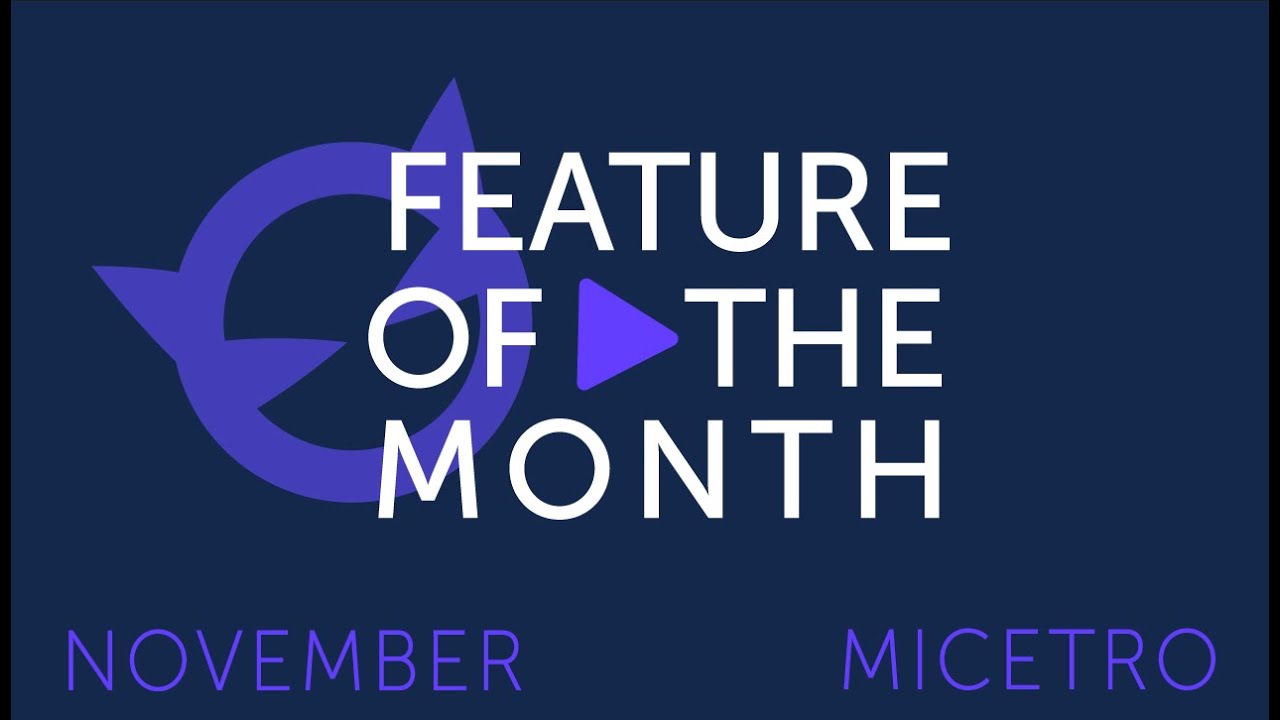November 2023 | Feature of the Month | Micetro | - YouTube