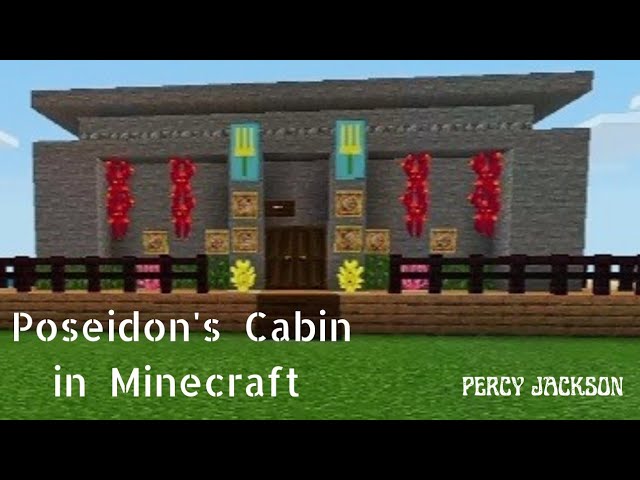 Percy Jackson Poseidon Cabin Minecraft [Replica] Percy Jackson Camp