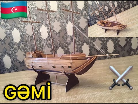 Board Ship Miniature / TAXTADAN GƏMİ - ƏL İŞİ (VİKİNKS)