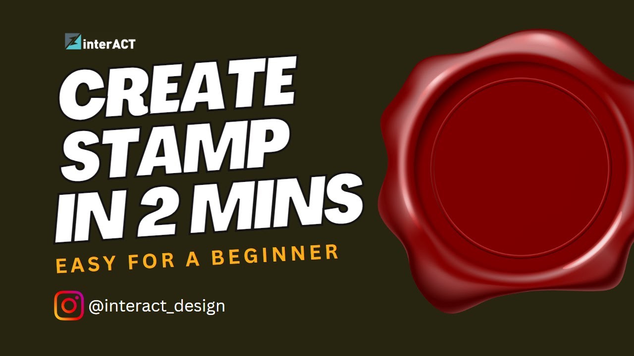 Creating a Stunning Wax Stamp Design in Adobe Illustrator using Built ...