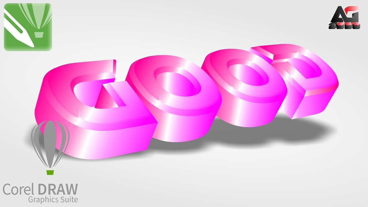 3D Logo Making in Corel Draw - YouTube