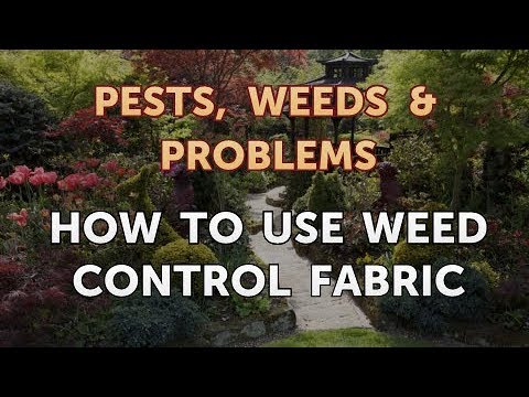 How to Use Weed Control Fabric - YouTube