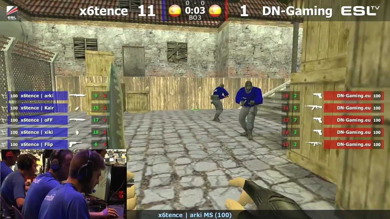 EPS IX - x6tence vs DN-Gaming - Gran Final - Counter-Strike 1.6 - YouTube