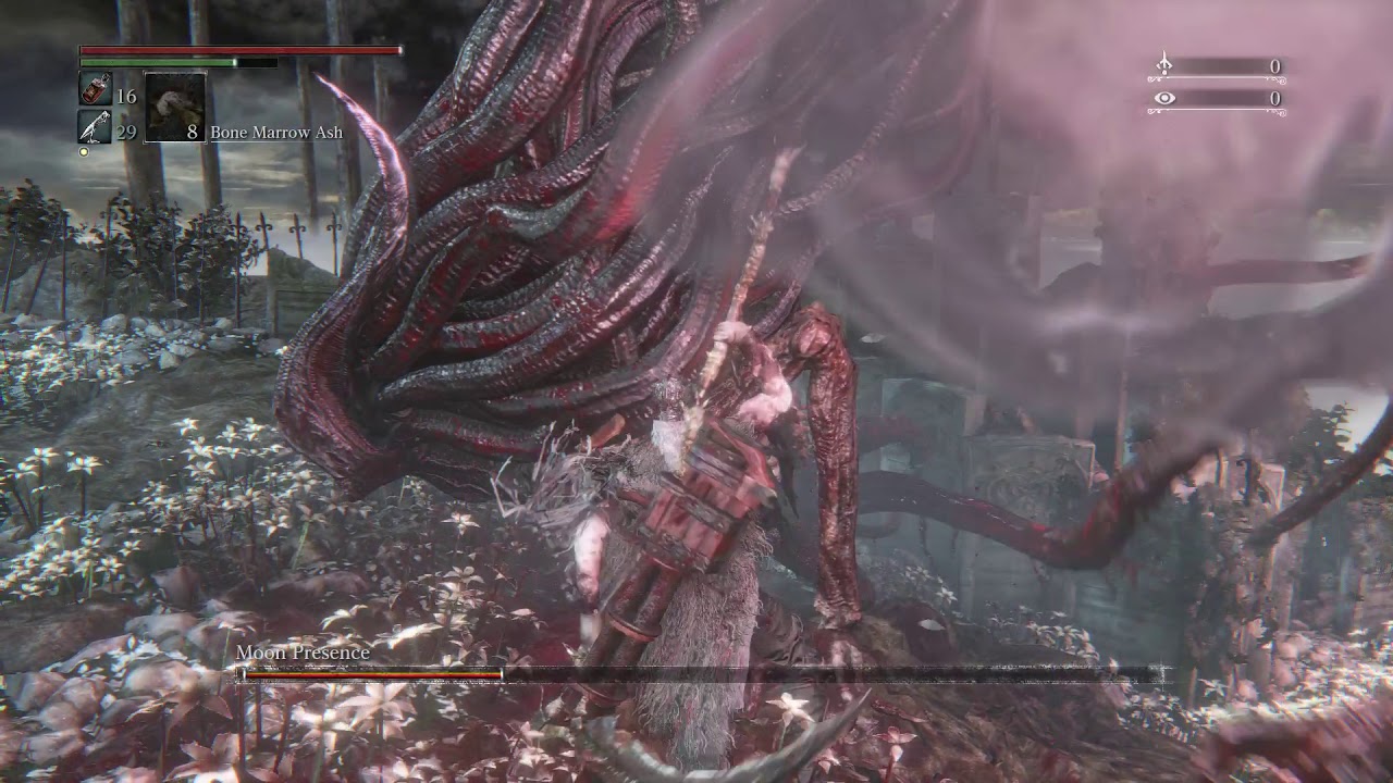 Bloodborne final boss simultaneous death - YouTube