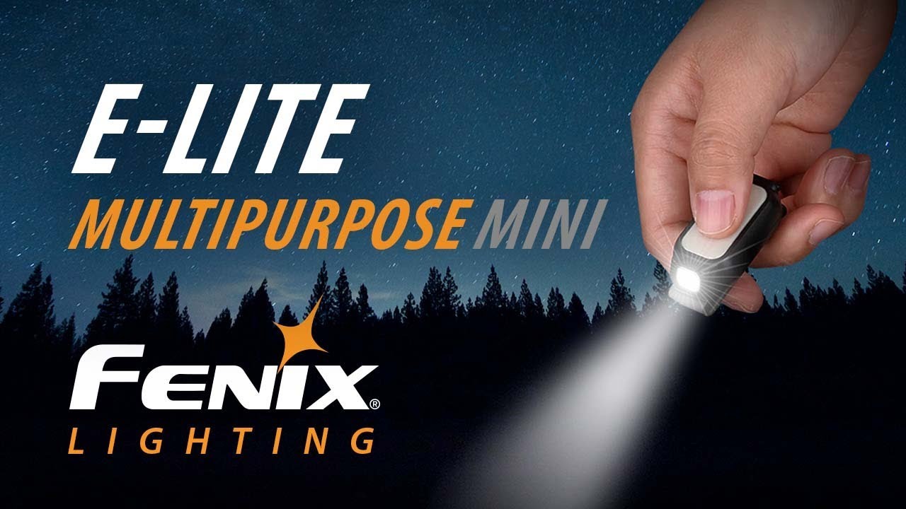 Fenix E-Light Rechargeable Mini Flashlight - YouTube