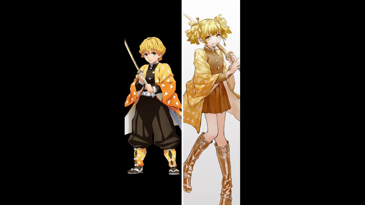 #1 Demon Slayer - Gender Swap of Zenitsu #shorts - YouTube