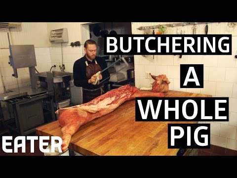 Wie man ein Schwein in 9 klassische Stücke zerlegt