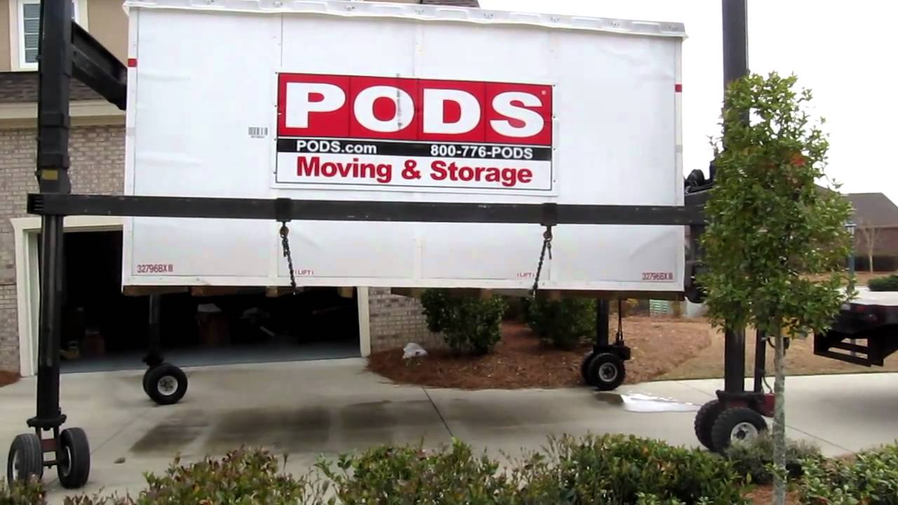 Moving POD being picked up - YouTube