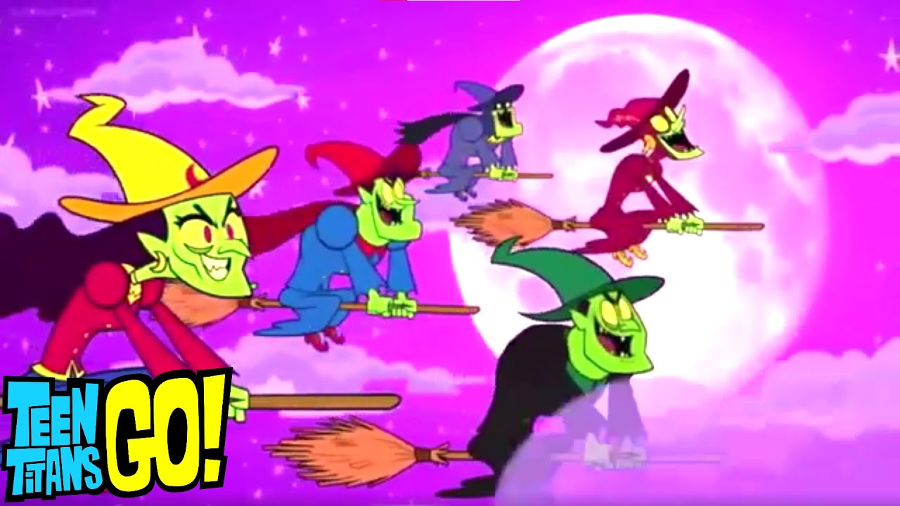 Justice League Turns Into Witches | Teen Titans GO! | Witches Brew ...