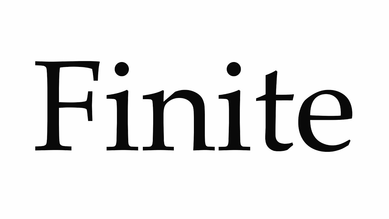 How to Pronounce Finite - YouTube