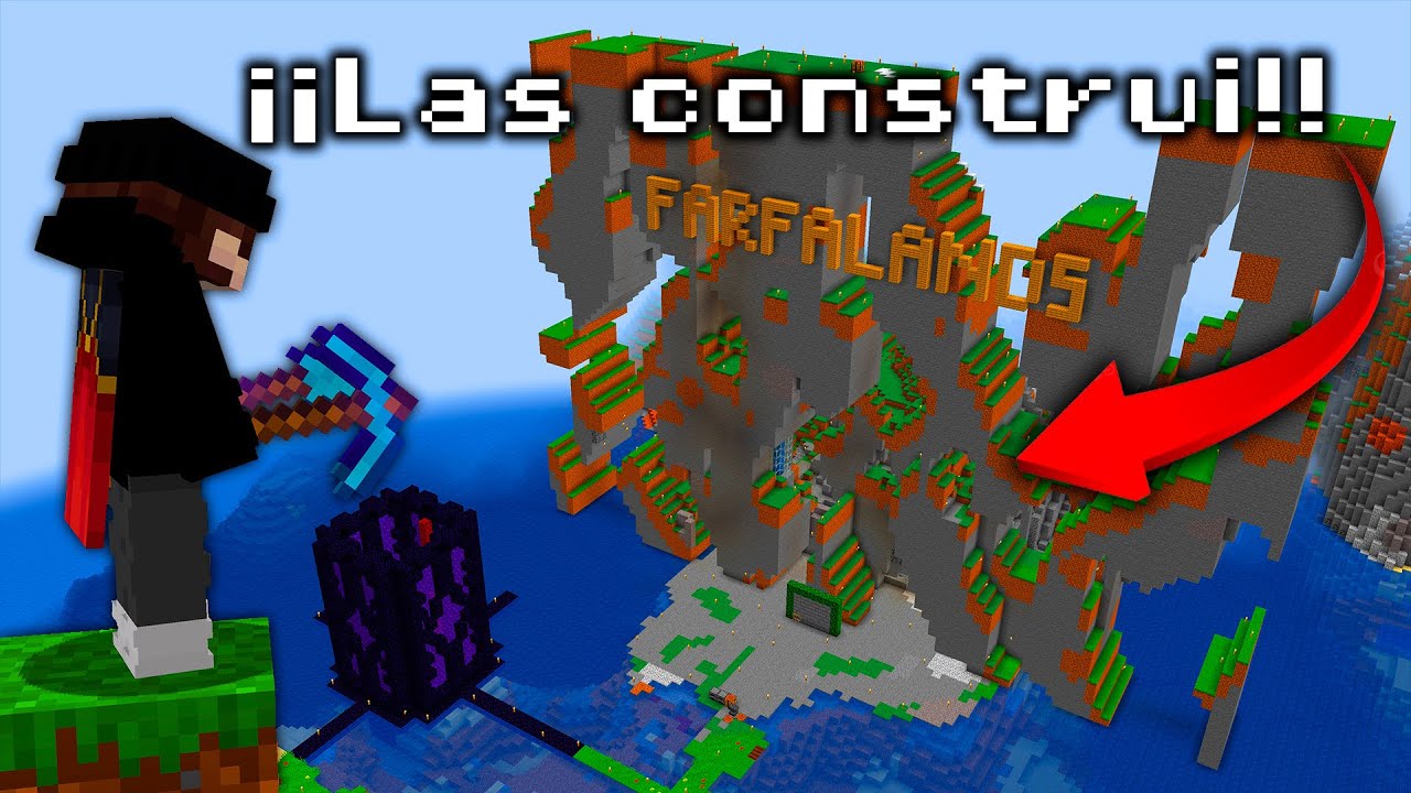 Construi Las FARLANDS en la BASE de ElRichMC y Farfadox en 2B2T - YouTube