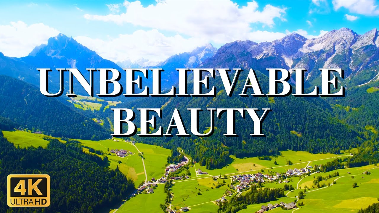 4K Video (Ultra HD) 🌲🏔️ Unbelievable Beauty - Relaxing Music Along With ...