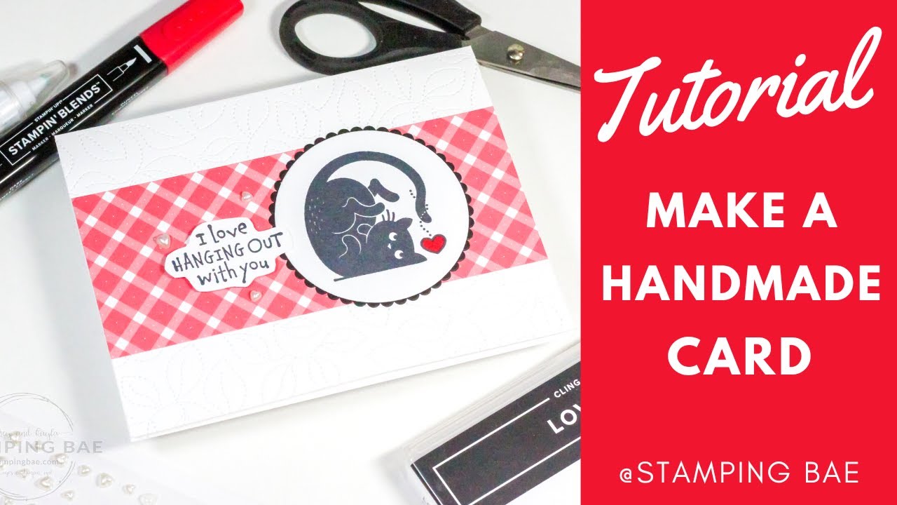 DIY: Make a Handmade Card - YouTube