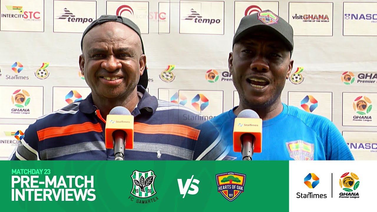FC Samartex vs Hearts of Oak | Pre-match Interviews | Ghana Premier ...