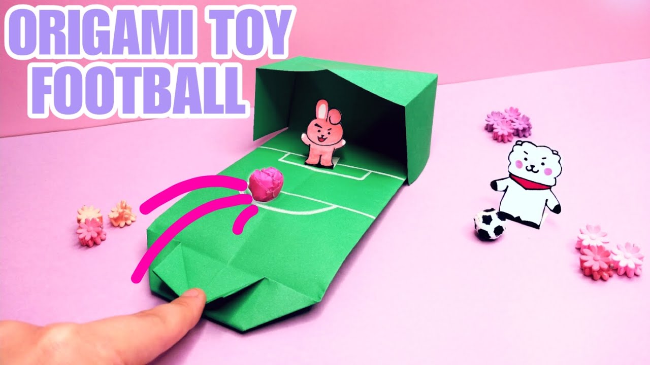 Origami Paper Toy: How to Make Origami Football - YouTube