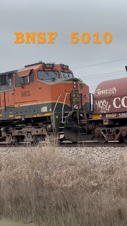 BNSF 5010 - February 12, 2025 #bnsf #railroad #railfan #train - YouTube