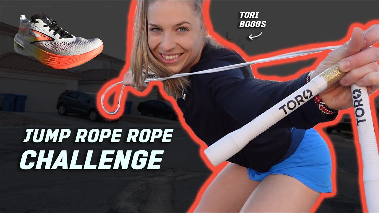 JUMP ROPE RUN CHALLENGE // TORI BOGGS - YouTube