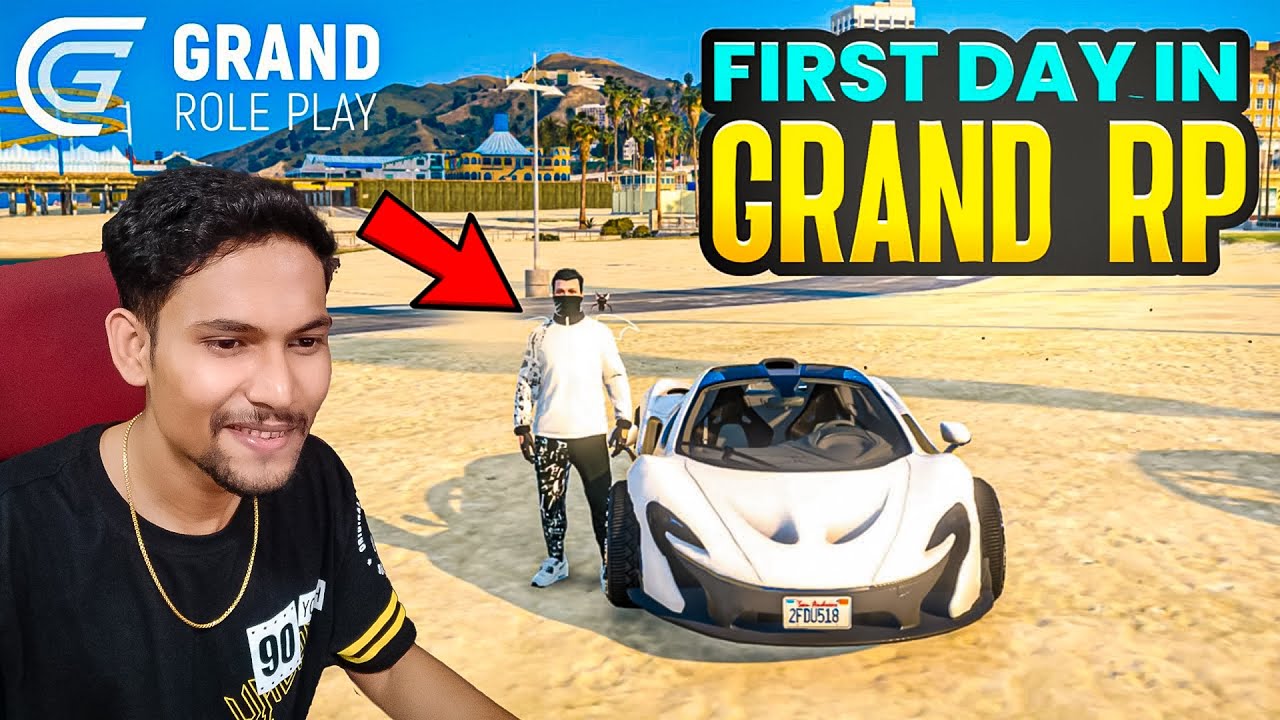 FIRST DAY IN GTA V ROLEPLAY | GRAND RP | GRIND ZERO TO BILLION | JOIN ...