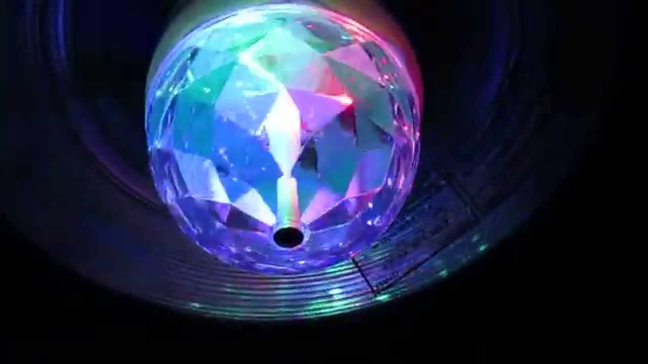 LED Rotating Light 3-Watt, RGB - YouTube
