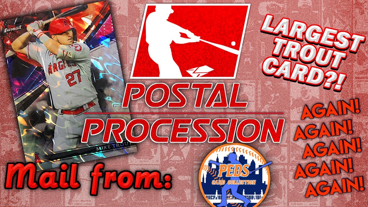 Mail from Peds Card Collection AGAIN!! (BIGGEST TROUT CARD EVER ...