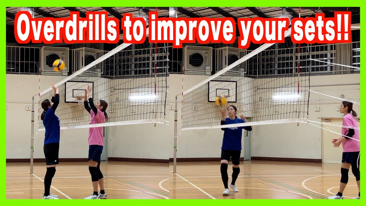 Over pass drills to improve your sets!!【volleyball】 - YouTube