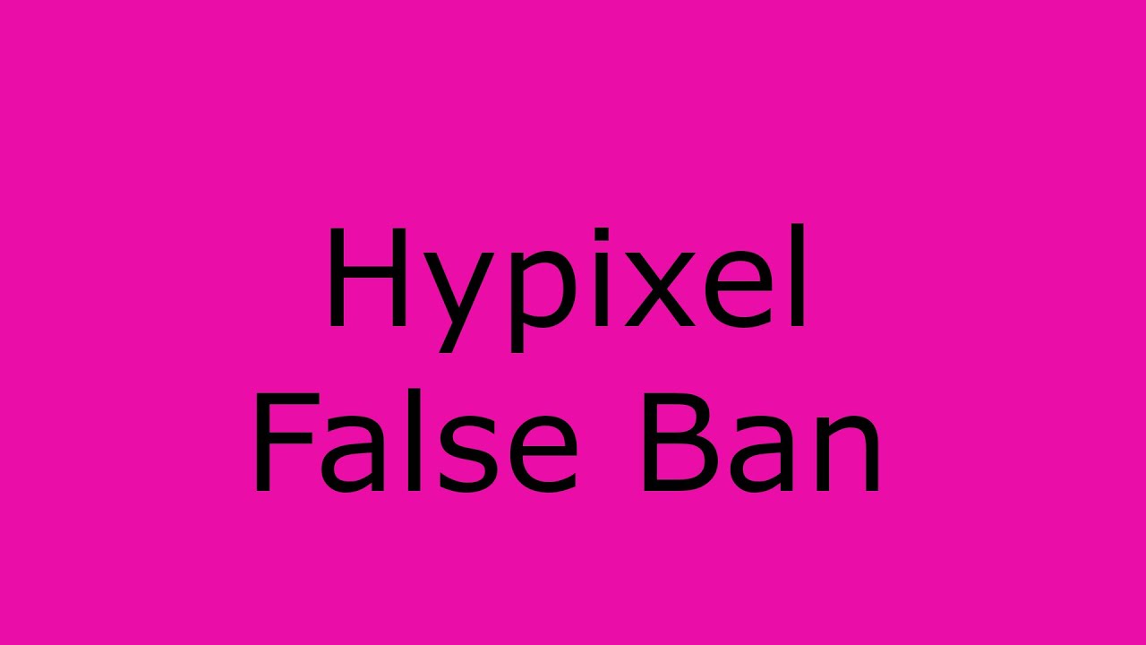 hypixel false ban (PLEASE SHARE VIDEO SO I CAN GET UNBANNED) - YouTube