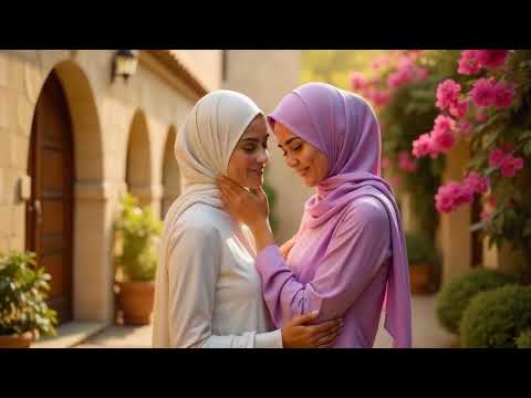 Two Hijabi Women Deeply in Love | Romantic AI Visuals