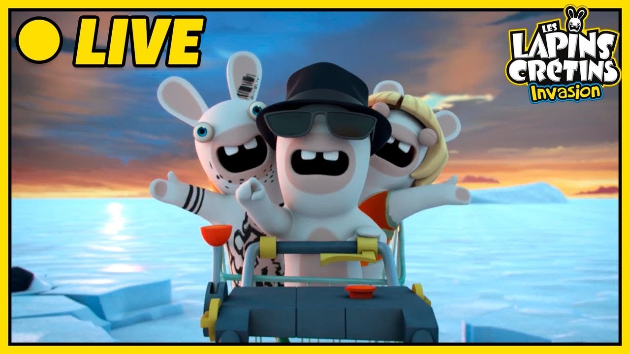 [🔴 LIVE ] LES LAPINS CRETINS INVASION 🐰Les Vacances des Lapins ...