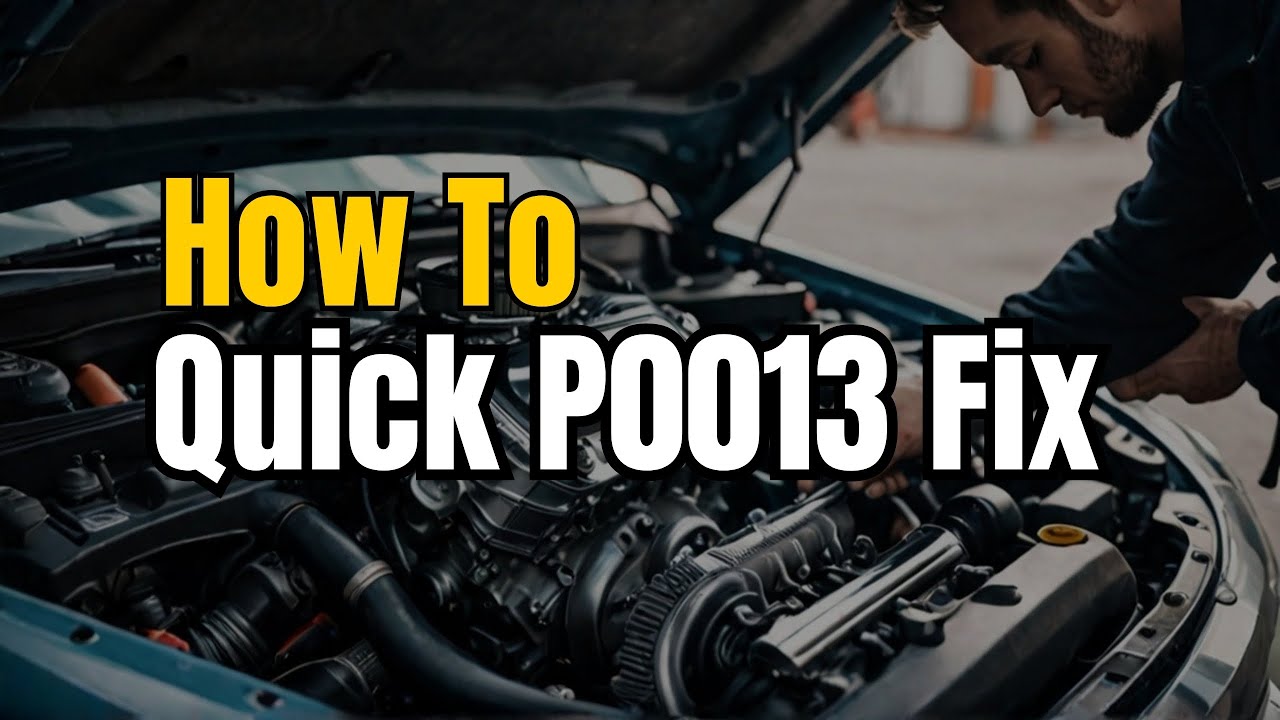 How to Fix P0013 Code: Step-by-Step Guide - YouTube