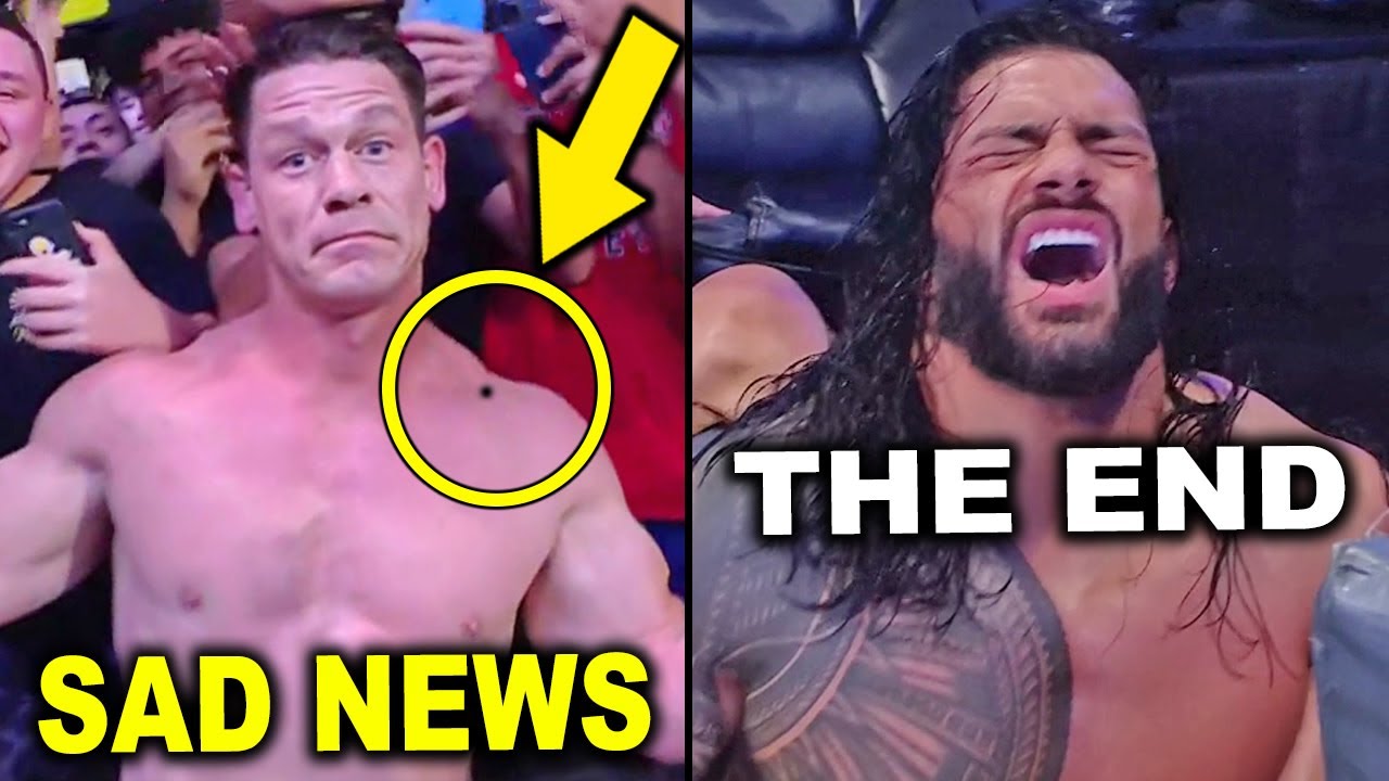 John Cena Sad News & The End for Roman Reigns - WWE News - YouTube