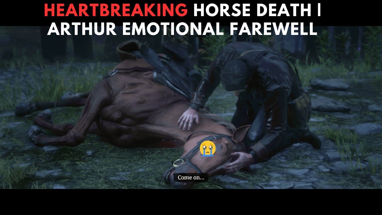 Heartbreaking Horse Death | Arthur Emotional Farewell |Rdr2 | Red Dead ...