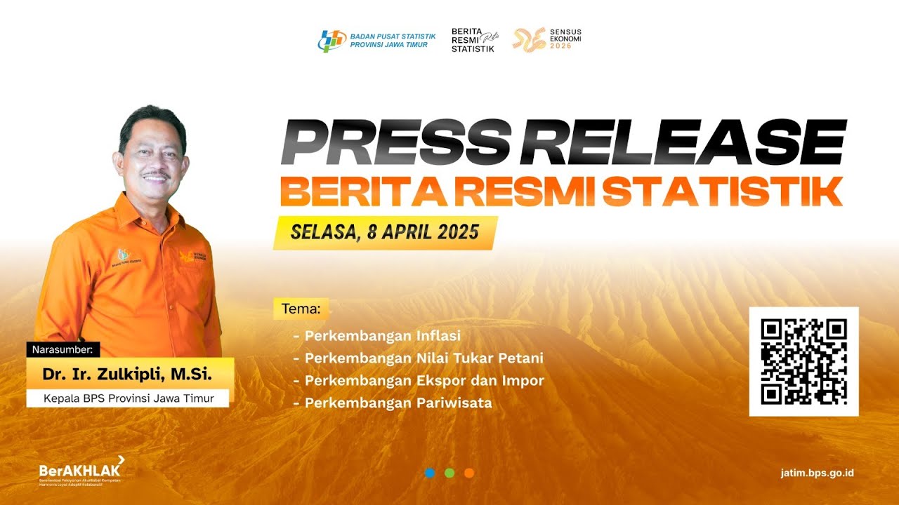 Press Release Berita Resmi Statistik BPS Provinsi Jawa Timur, 8 April ...