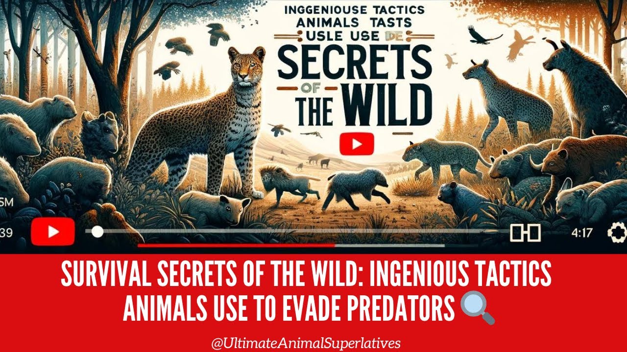 Survival Secrets of the Wild: Ingenious Tactics Animals Use to Evade ...