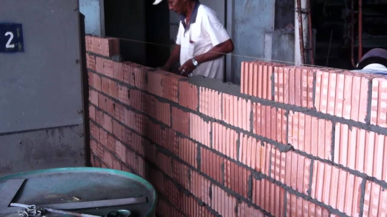 clay block laying - YouTube