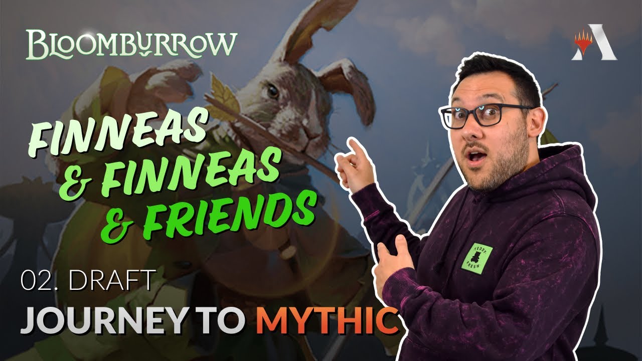 Finneus & Finneus & Friends - Journey to Mythic 02 | Bloomburrow Draft | MTG Arena - YouTube