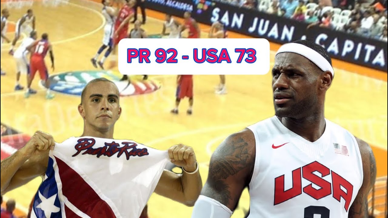 Team USA vs Puerto Rico Atenas Olympic 2004 - YouTube