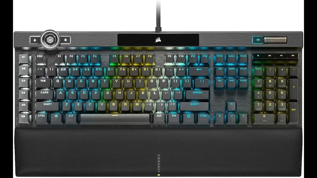 Corsair K100 RGB Gaming Keyboard OPX Switches, iCUE, & More - YouTube