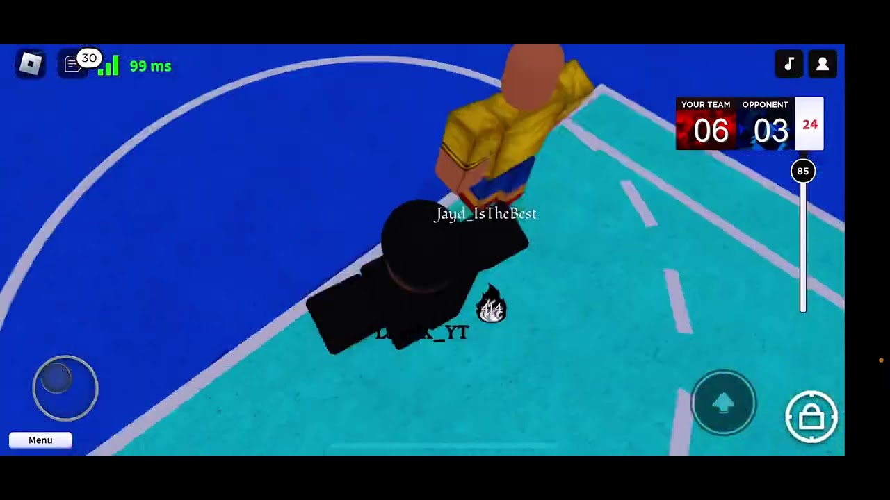 Playing comp in roblox hoopz! - YouTube