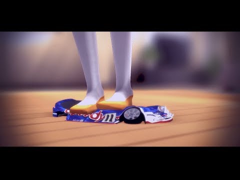 [MMD Crush] Girl in perfect flats crushing plastic car