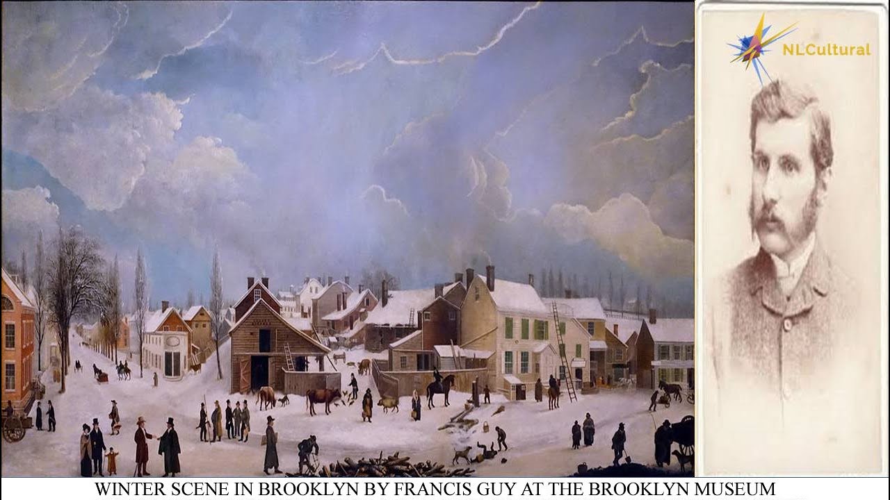 Winter Scene in Brooklyn by Francis Guy at the Brooklyn Museum - YouTube