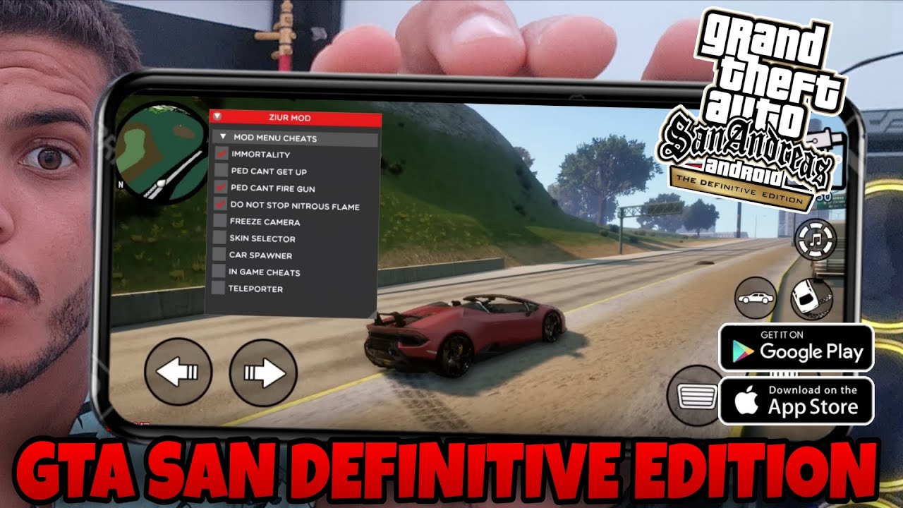 GTA SA Definitive Edition Mobile (Android/iOS) NEW CLEO MOD Menu Cheat ...