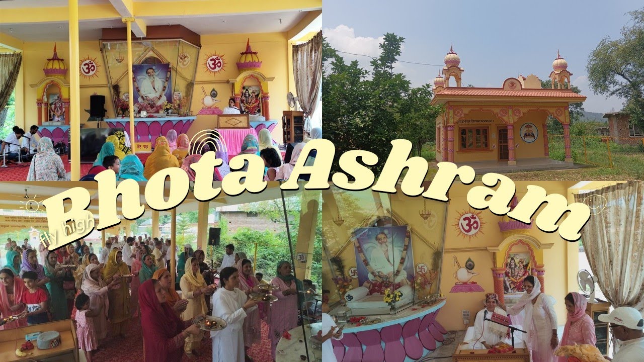 गुरुपूर्णिमा निमित्त साध्वी पूनम बहन सत्संग कार्यक्रम भोटा आश्रम हिमाचल ...