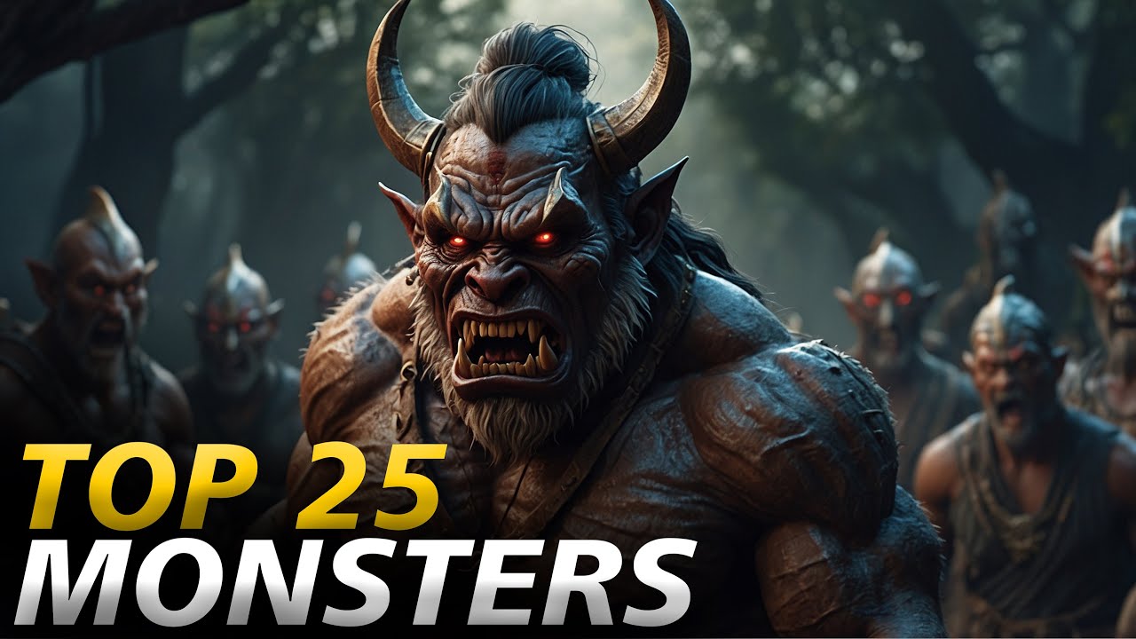 Most Famous Monsters of Ancient Mythologies - YouTube