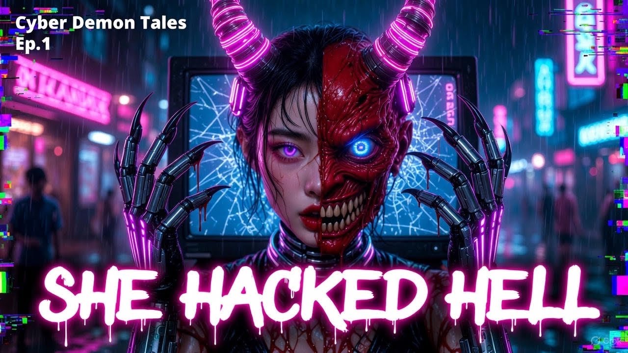 She Hacked Hell | Cyber Demon Tales Ep.1 (Cyberpunk Horror) - YouTube