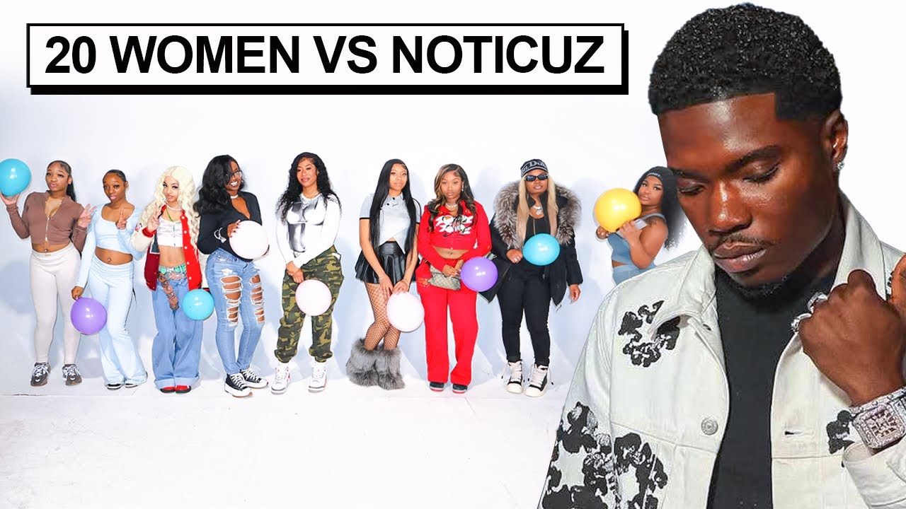 20 WOMEN VS 1 YOUTUBER: @Noticuz - YouTube