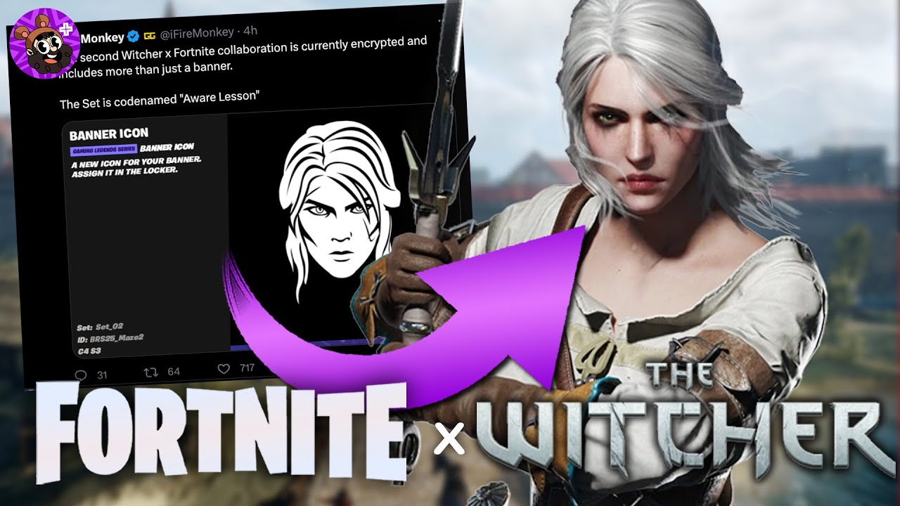 NUEVA COLABORACIÓN THE WITCHER x FORTNITE - YouTube