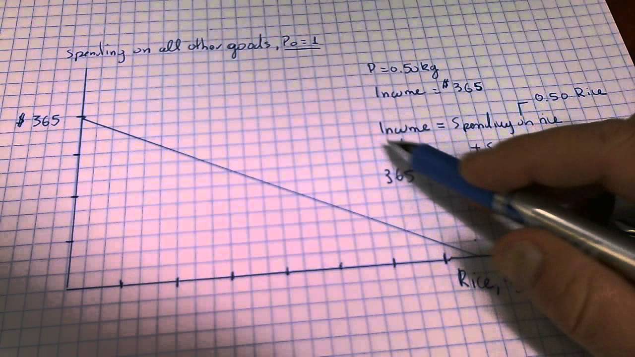 Introduction to microeconomics: Budget constraint - YouTube