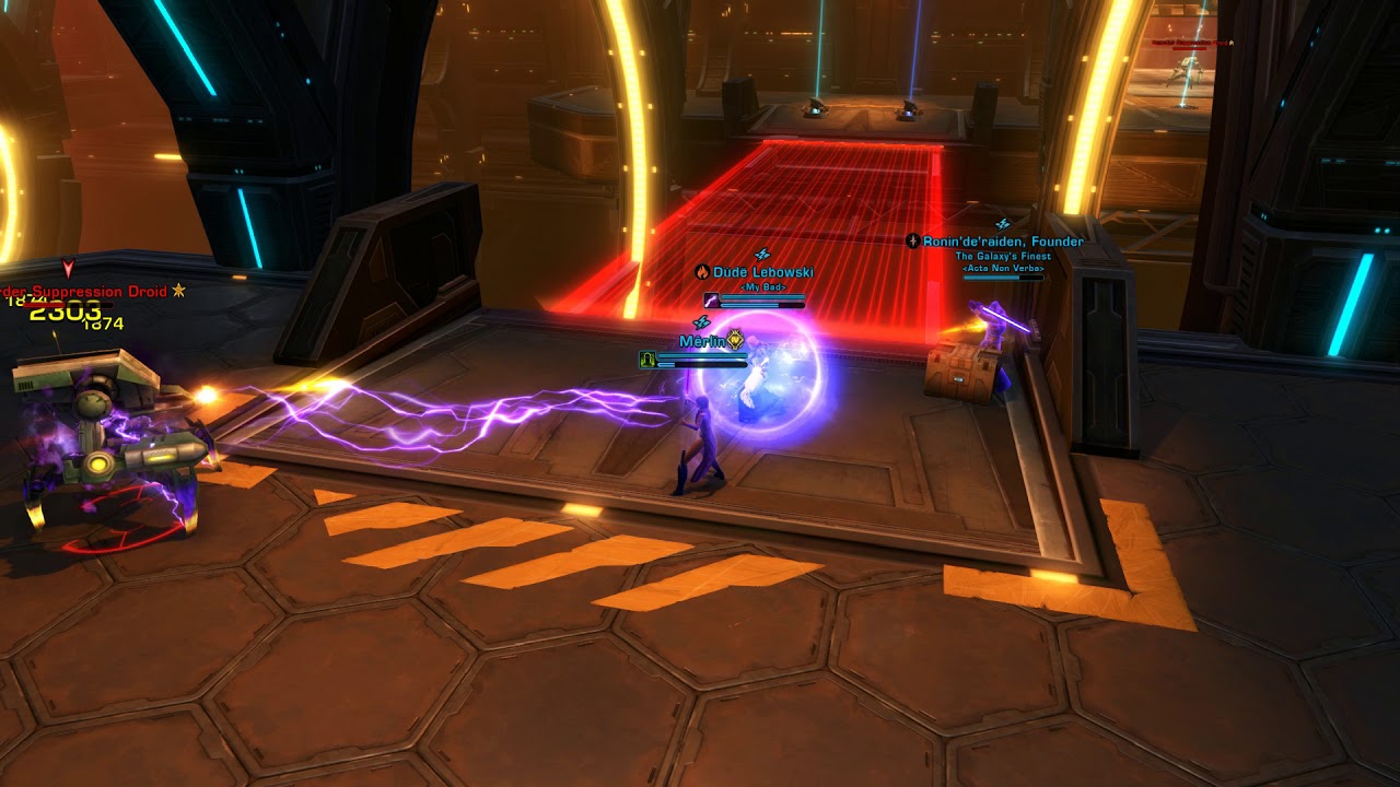 SWTOR PvE Sith Corruption Sorcerer Lvl 70 Merlin - YouTube
