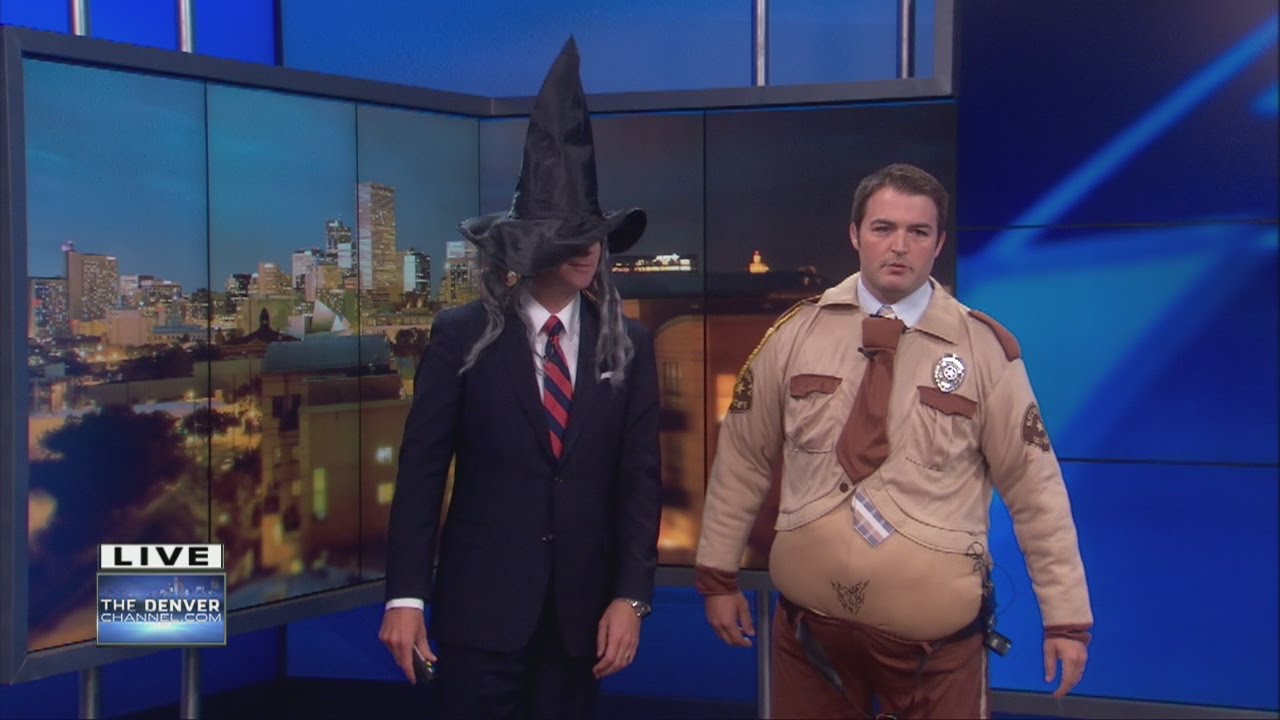 Denver 7's Matt Makens and Eric Lupher show off their Halloween ...