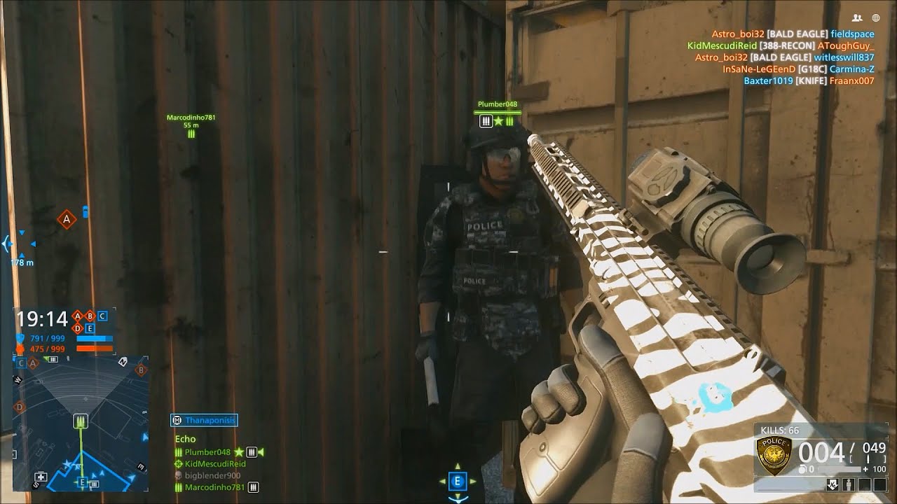 Battlefield Hardline Multiplayer Gameplay - NICE BOLT ACTION SHOTS ...